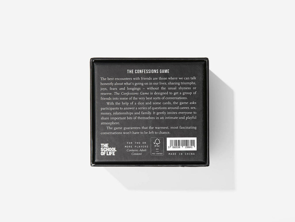 The confessions game - kaart- en dobbelspel – studio paus